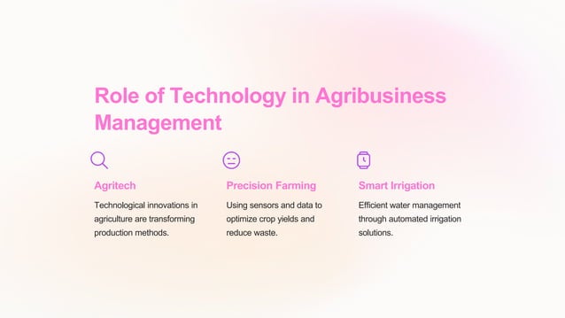 introduction to agribusiness management in agriculture | PPTX