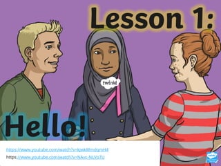 Class 1 - let's say hello in a simple manner | PPT