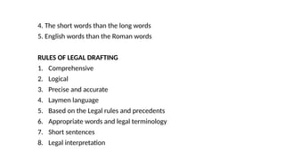 Drafting on how to improve you written statement | PPTX