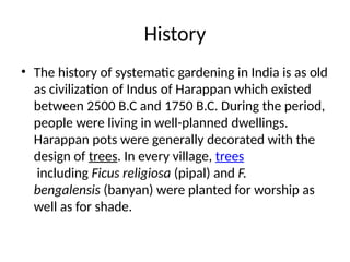 history and definition of ornamental horticulture | PPTX