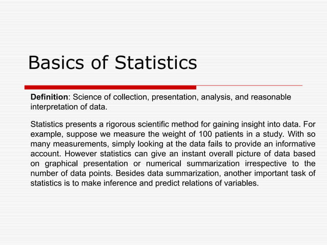 Class1.ppt Class StructureBasics of Statistics | PPT