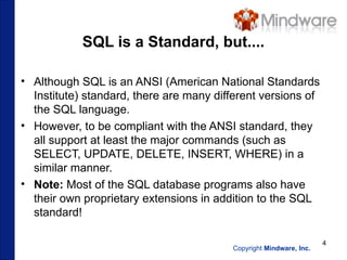 Structured Query Language Manipulate database.ppt
