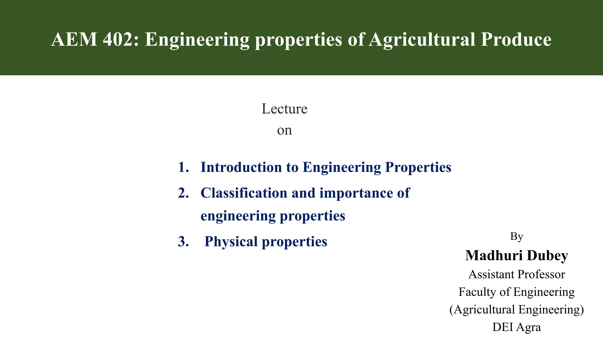 physical properties of food item/product | PPTX