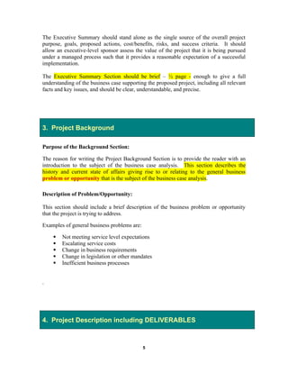 Class 1 - used for cost justification Business Case TEMPLATE.doc