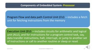 Class 1 introduction to embedded systems | PPTX