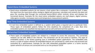 Class 1 introduction to embedded systems | PPT
