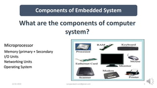 Class 1 introduction to embedded systems | PPTX