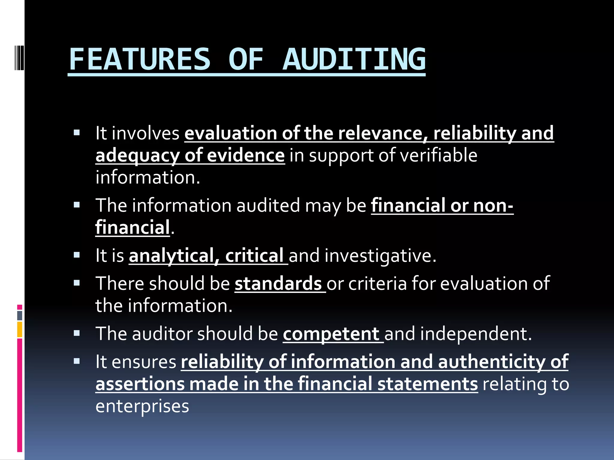 IGNOU -AUDITING ECO 12 | PPTX