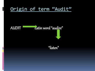 IGNOU -AUDITING ECO 12 | PPT