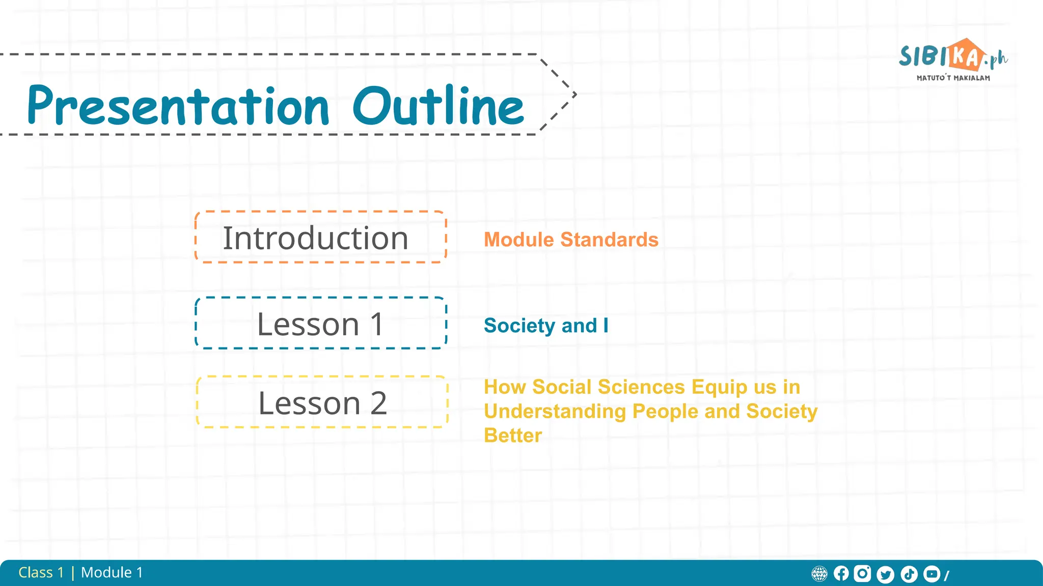Class 1 - Module 1 UNDERSTANDING CULTURE, SOCIETY AND POLITICS THROUGH ...