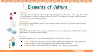 Class 1 - Module 1 UNDERSTANDING CULTURE, SOCIETY AND POLITICS THROUGH ...