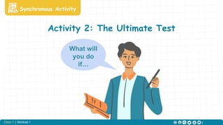 Class 1 - Module 1 UNDERSTANDING CULTURE, SOCIETY AND POLITICS THROUGH ...