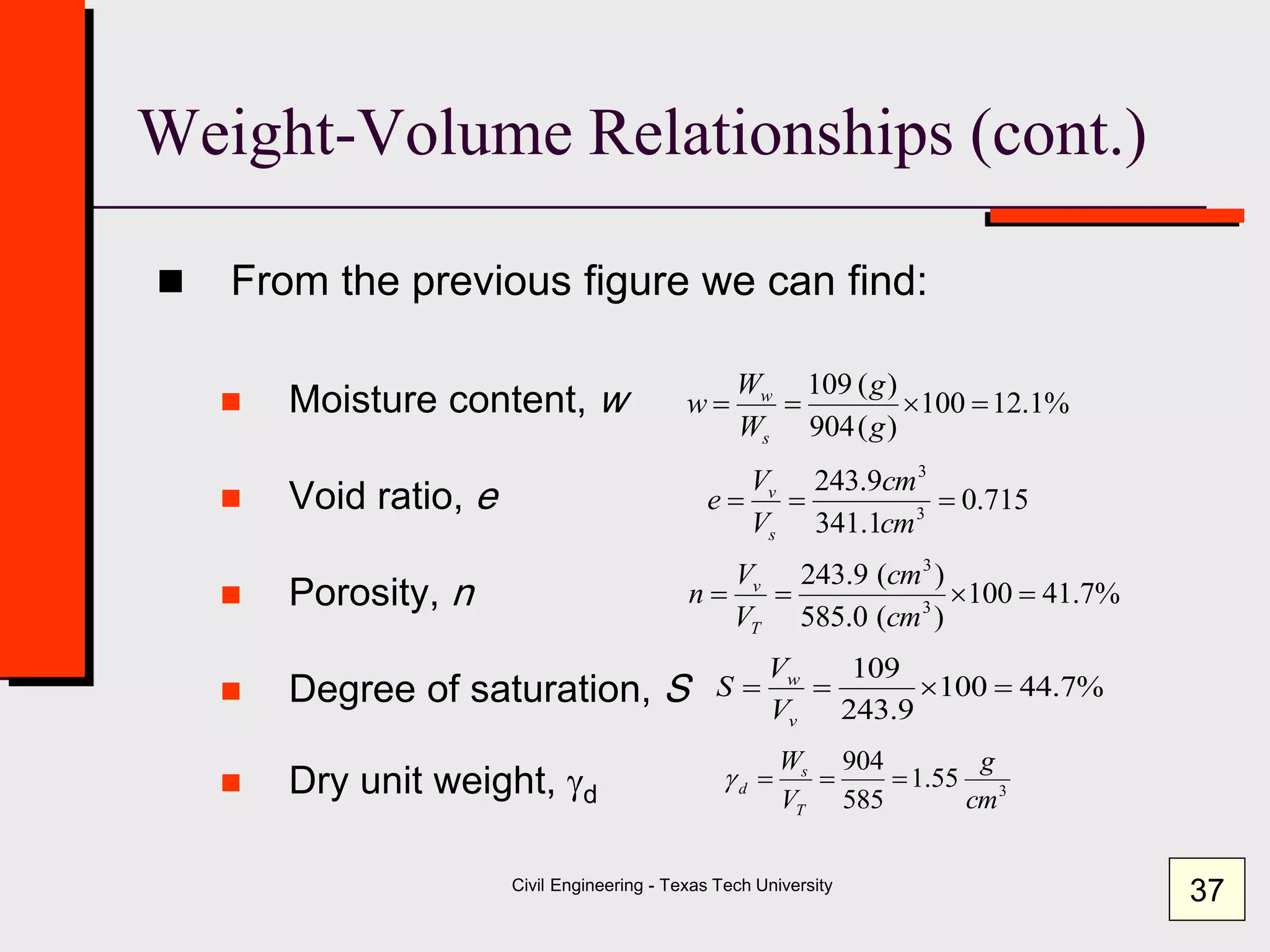 Class 1 Moisture Content - Specific Gravity ( Geotechnical Engineering ) | PDF