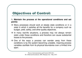 Class 1 need for process control & process terminology | PDF