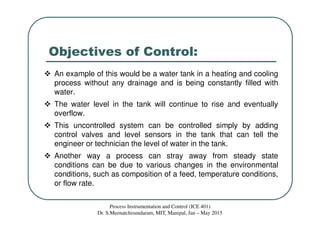 Class 1 need for process control & process terminology | PDF