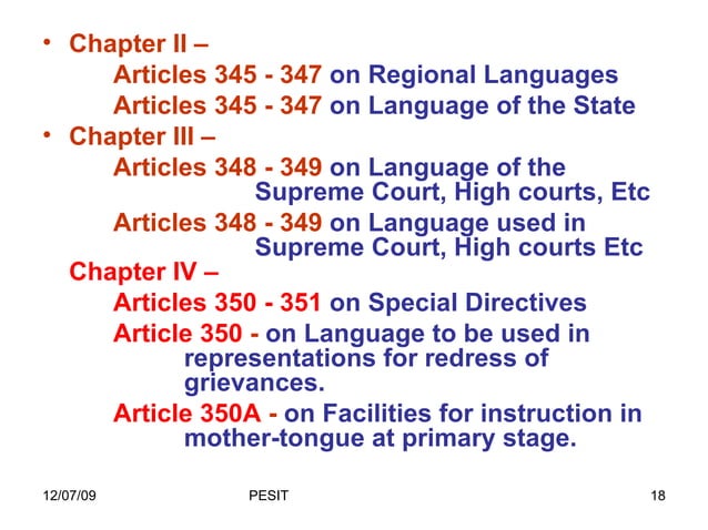 Class1 Preamble And List Of Articles | PPT