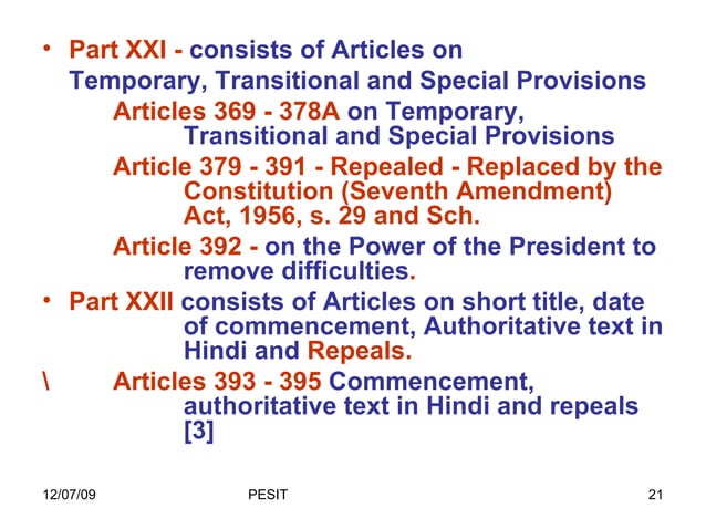 Class1 Preamble And List Of Articles | PPT