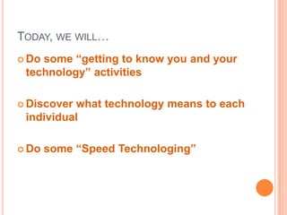Class 1 -_technology_-_introduction | PPTX