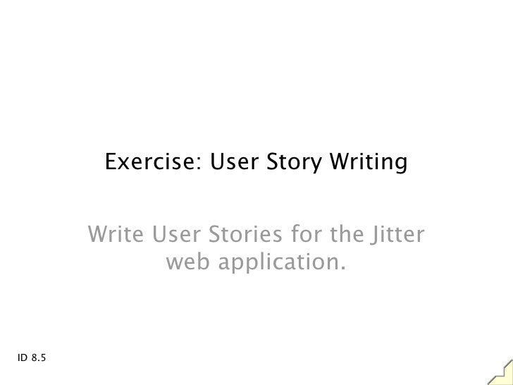 UW Agile CP202 - Class 1 User Stories