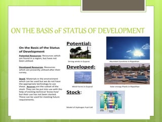 Class 10 RESOURCE & DEVELOPMENT | PPT