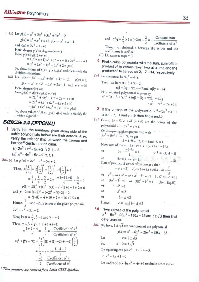 Arihant Class 10 All in One Maths full pdf | PDF