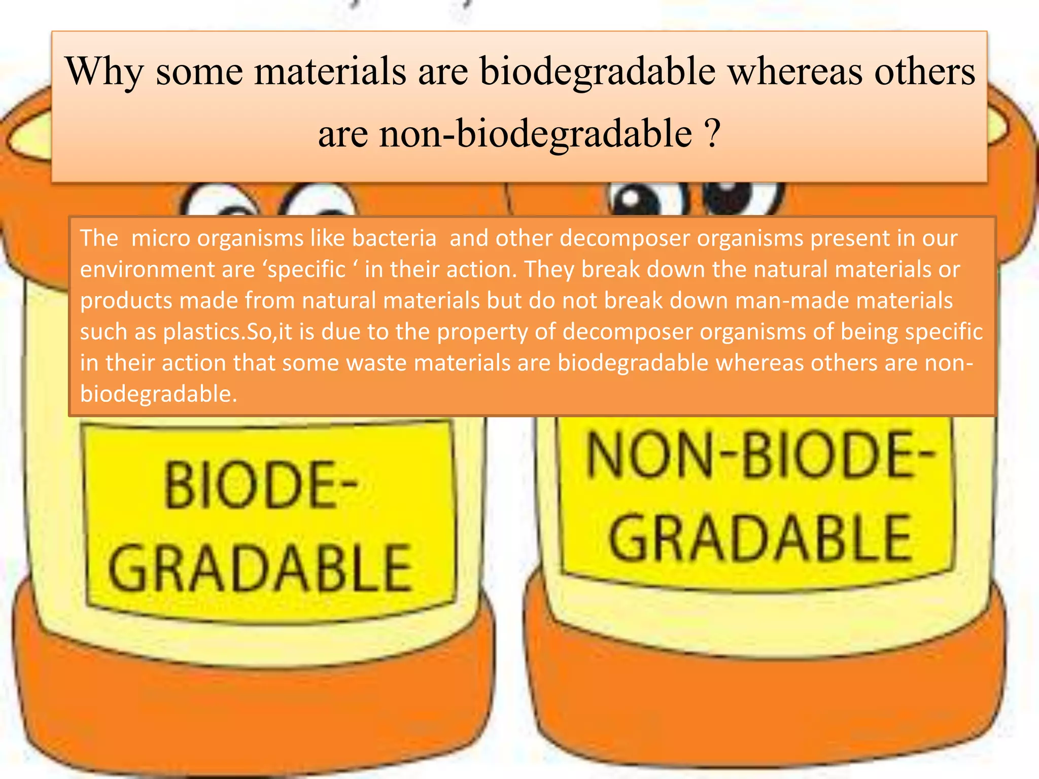 Biodegradable and non- biodegradable wastes {Diphu_ Abhinab Boruah} | PPTX