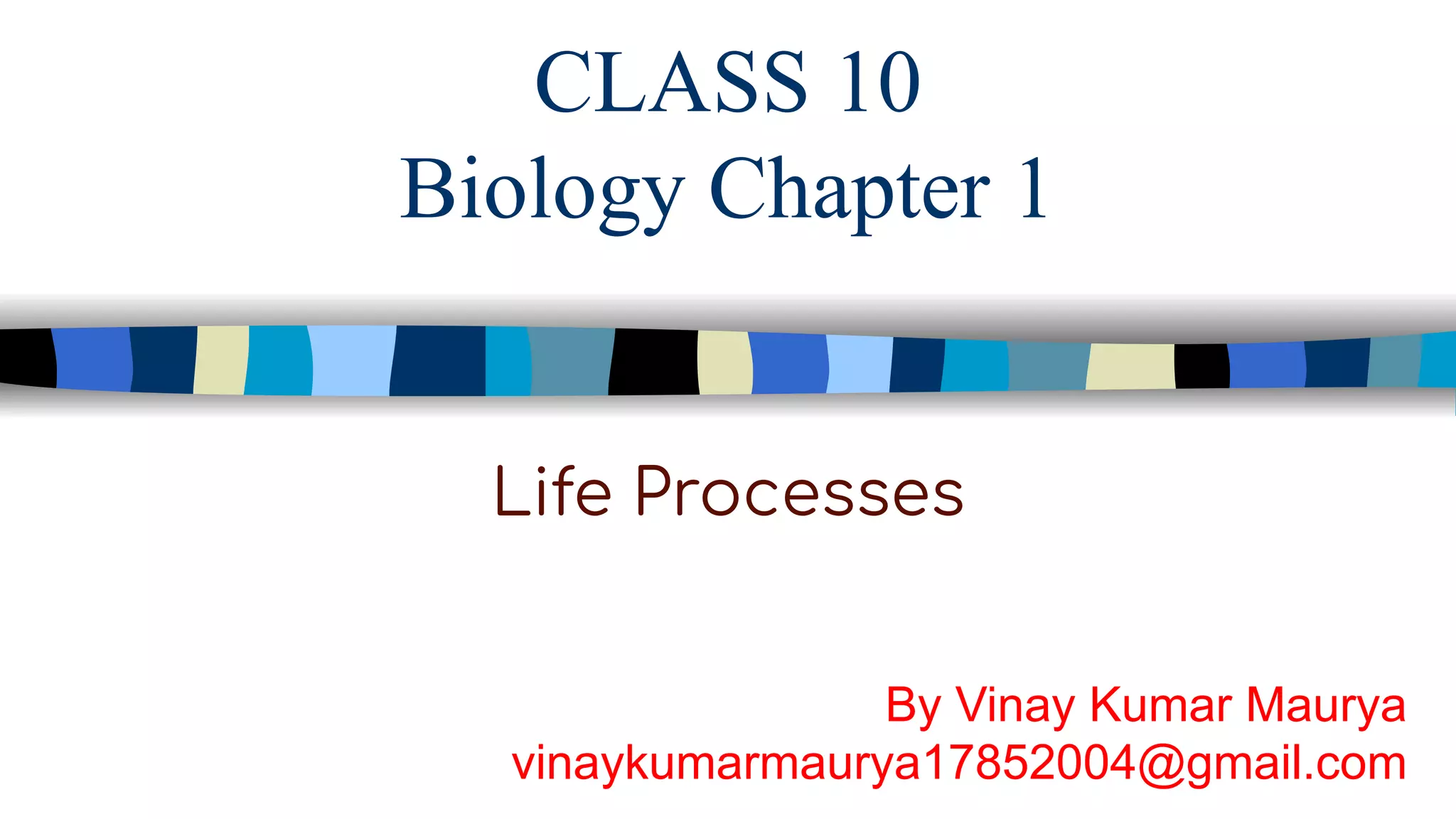 Class 10 biology_chapter_1_life processes | PDF