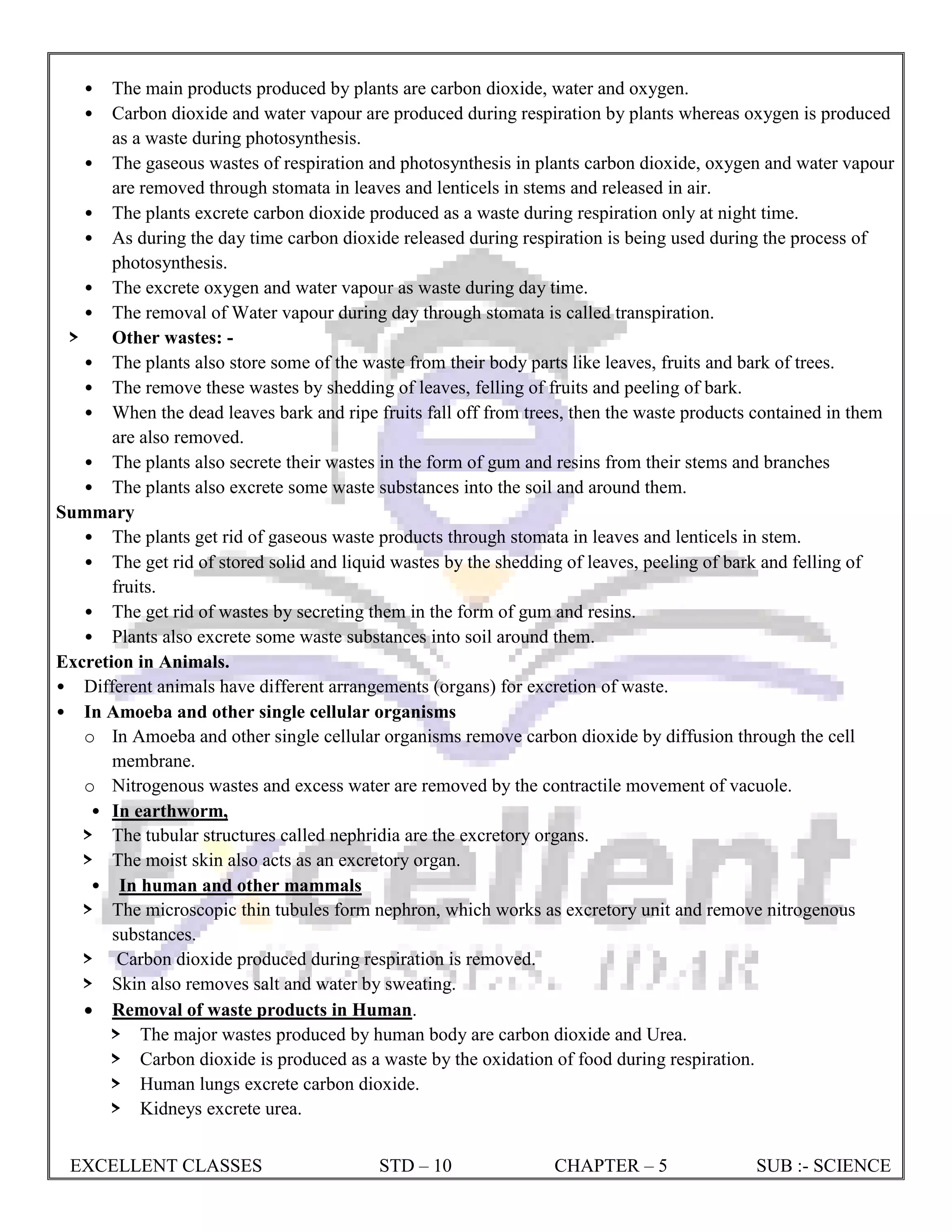 CLASS 10 CH 5 LIFE PROCESSES NOTES EX.pdf