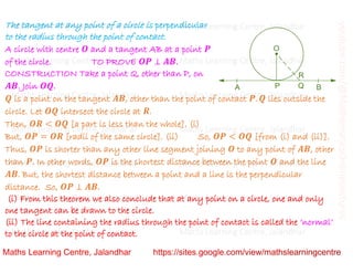 Class 10_Chapter 10_Circles (Tangents and basic theorems) Lecture 1 ...