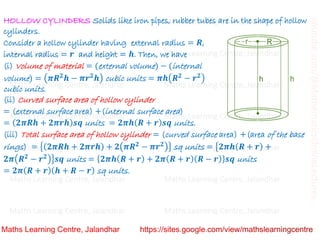 Class 10_Chapter 13_Volume and surface area of solids (combination of ...