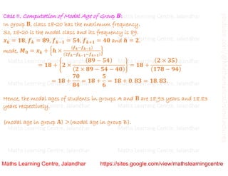 Class 10_Chapter 14_Statistics (Median and mode of grouped data) Lecture 2 | PPT