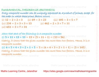 Class 10 _ Chapter 1_ Real Numbers (Prime Factorization, LCM and HCF ...
