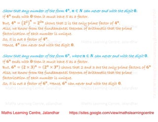 Class 10 _ Chapter 1_ Real Numbers (Prime Factorization, LCM and HCF ...