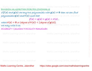 Class 10 _ Chapter 2_ Polynomals (Graphs of Polynomials and ...
