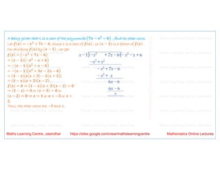 Class 10 _ Chapter 2_ Polynomals (Graphs of Polynomials and ...