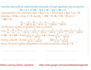 Class 10 _ Chapter 3_ Pair of linear equations in two variables (Cross multiplication) and ...