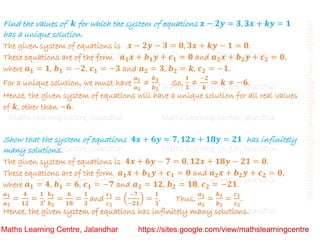 Class 10 _ Chapter 3_ Pair of linear equations in two variables (Cross multiplication) and ...