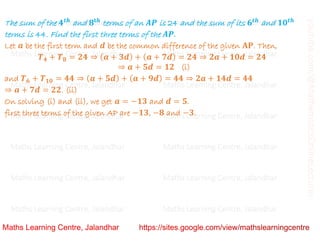 Class 10 _ Chapter 5_ Arithmetic Progression_Lecture 1 | PPT