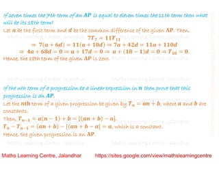 Class 10 _ Chapter 5_ Arithmetic Progression_Lecture 1 | PPT