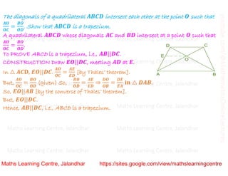 Class 10 _ Chapter 6_ Triangle_Basic Proportionality Theorem_Lecture 1 | PPT