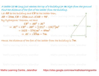 Class 10_Chapter 6_Triangles_Pyhtagoras theorem_Lecture 5 | PPT