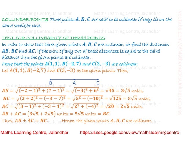 Class 10 _ Chapter 7_ Coordinate geometry_Section formula_Lecture 2 | PPT