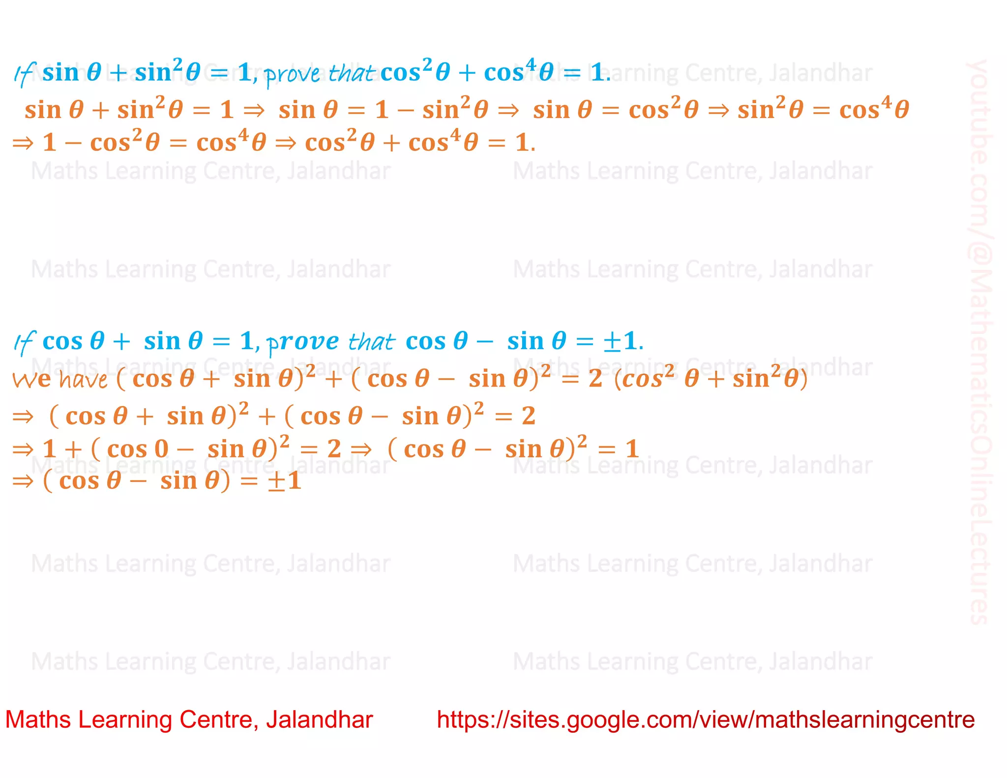 Class 10 Chapter 8 Introduction to trigonometry (Trigonometric ...