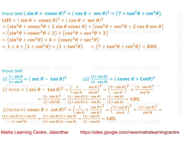 Class 10 Chapter 8 Introduction to trigonometry (Trigonometric ...