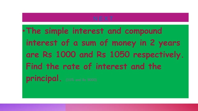 Class 10 compound interest | PPTX | Stocks and Bonds | Personal Investing