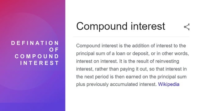 Class 10 compound interest | PPTX | Stocks and Bonds | Personal Investing