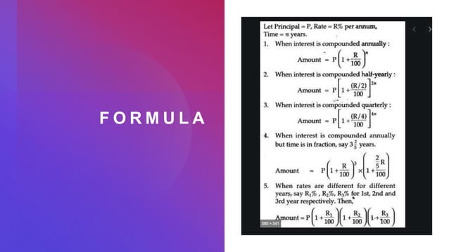 Class 10 compound interest | PPTX | Stocks and Bonds | Personal Investing