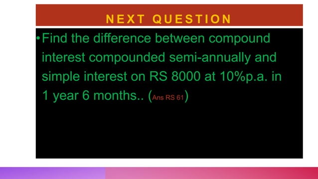 Class 10 compound interest | PPTX | Stocks and Bonds | Personal Investing