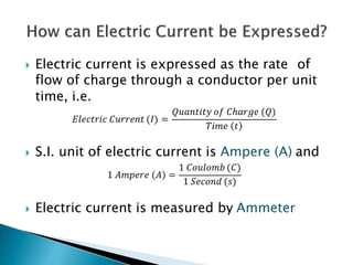 electricity class 10th science ppt | PPTX