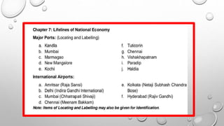 Class 10 geog. & history map work ppt | PPTX
